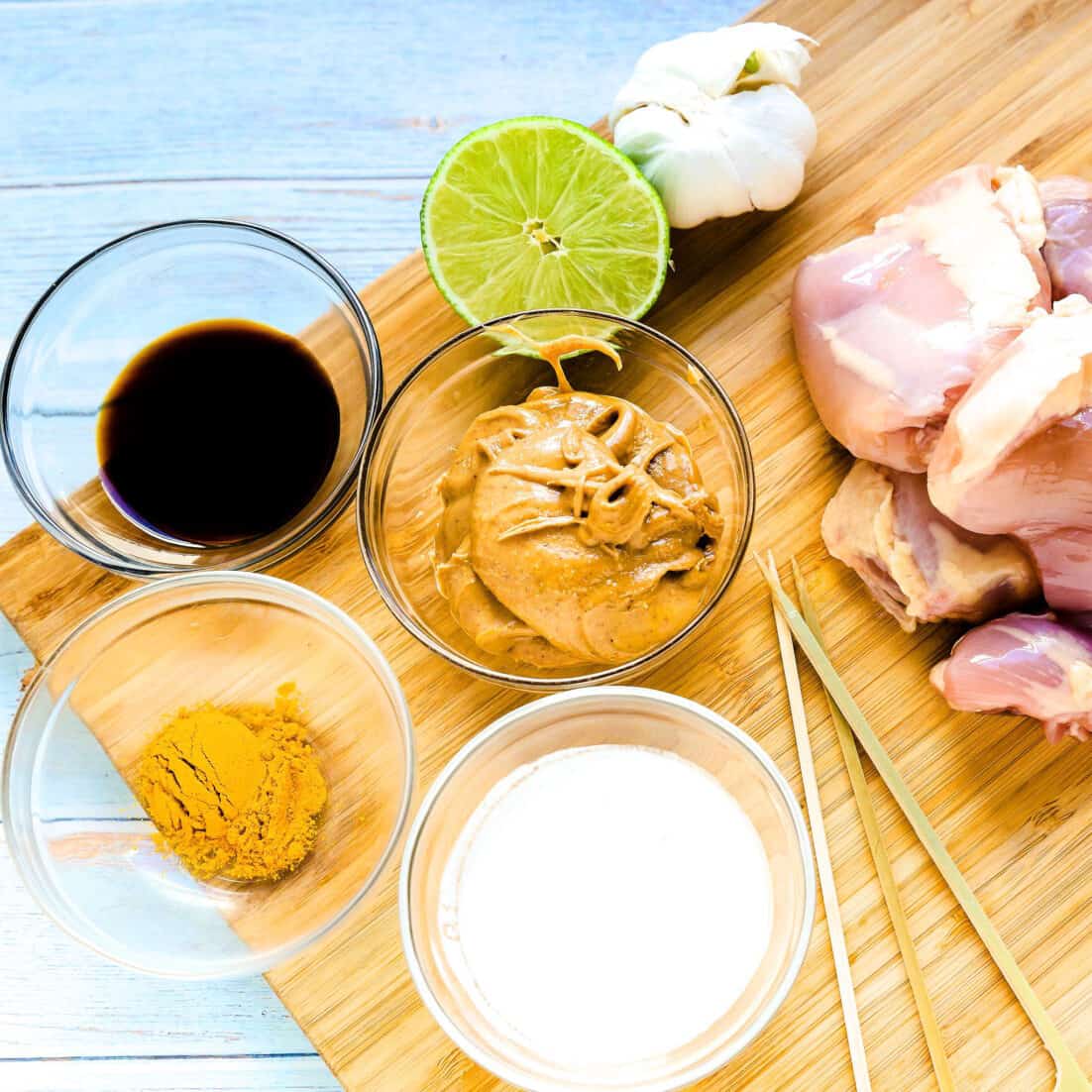 Chicken Satay with Peanut Sauce | 75 Minutes