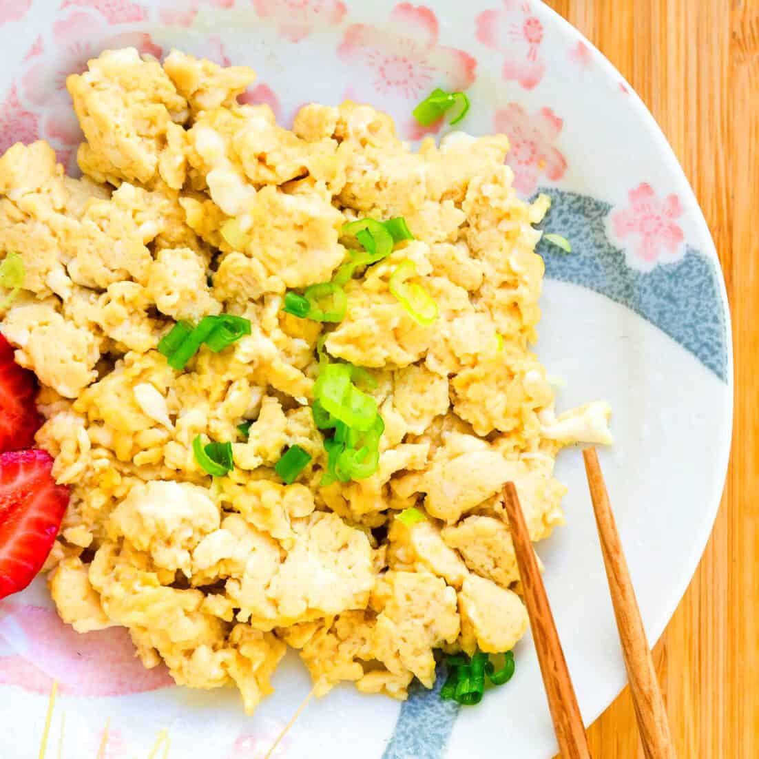 Japanese Scrambled Eggs | 3 Minutes