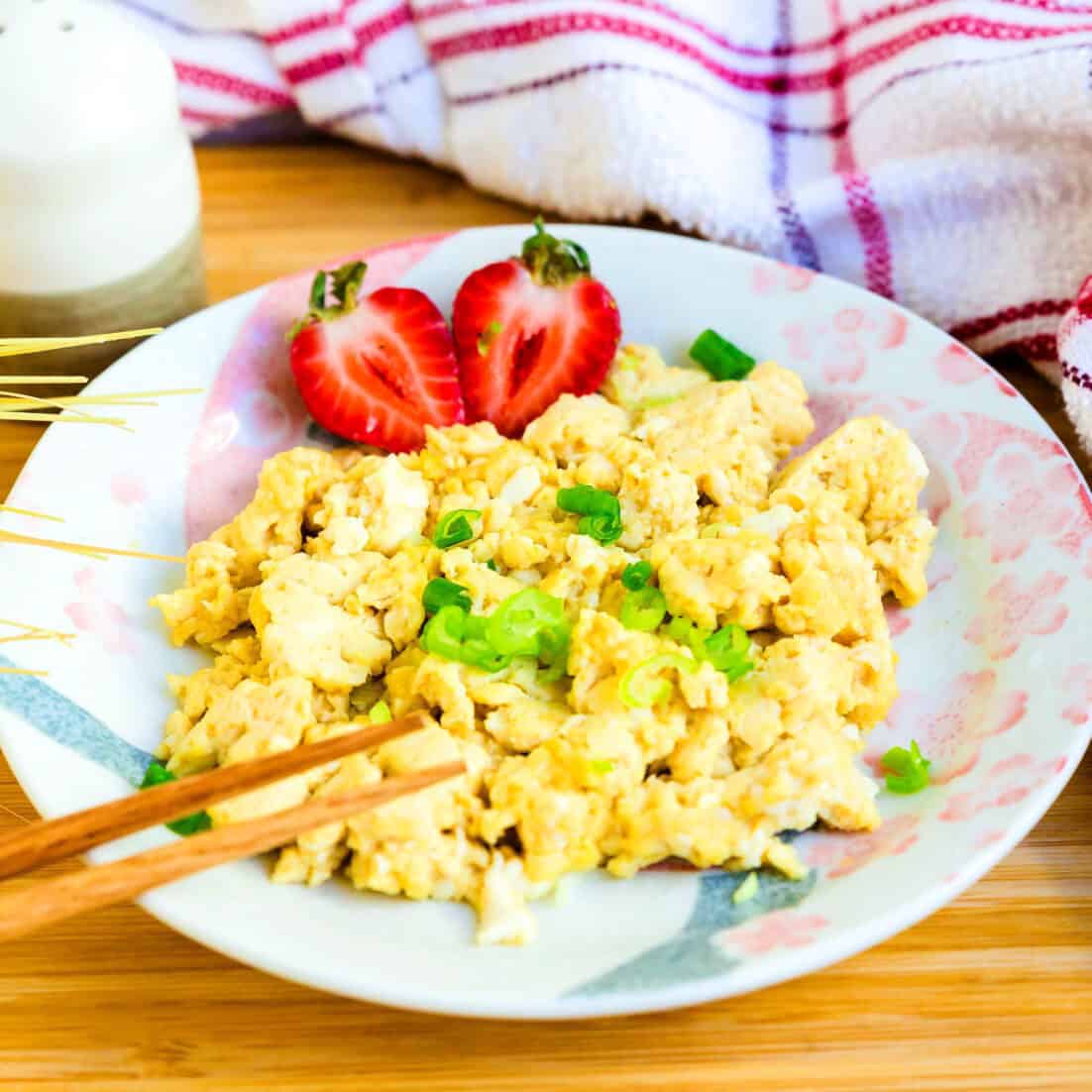 Japanese Scrambled Eggs | 3 Minutes