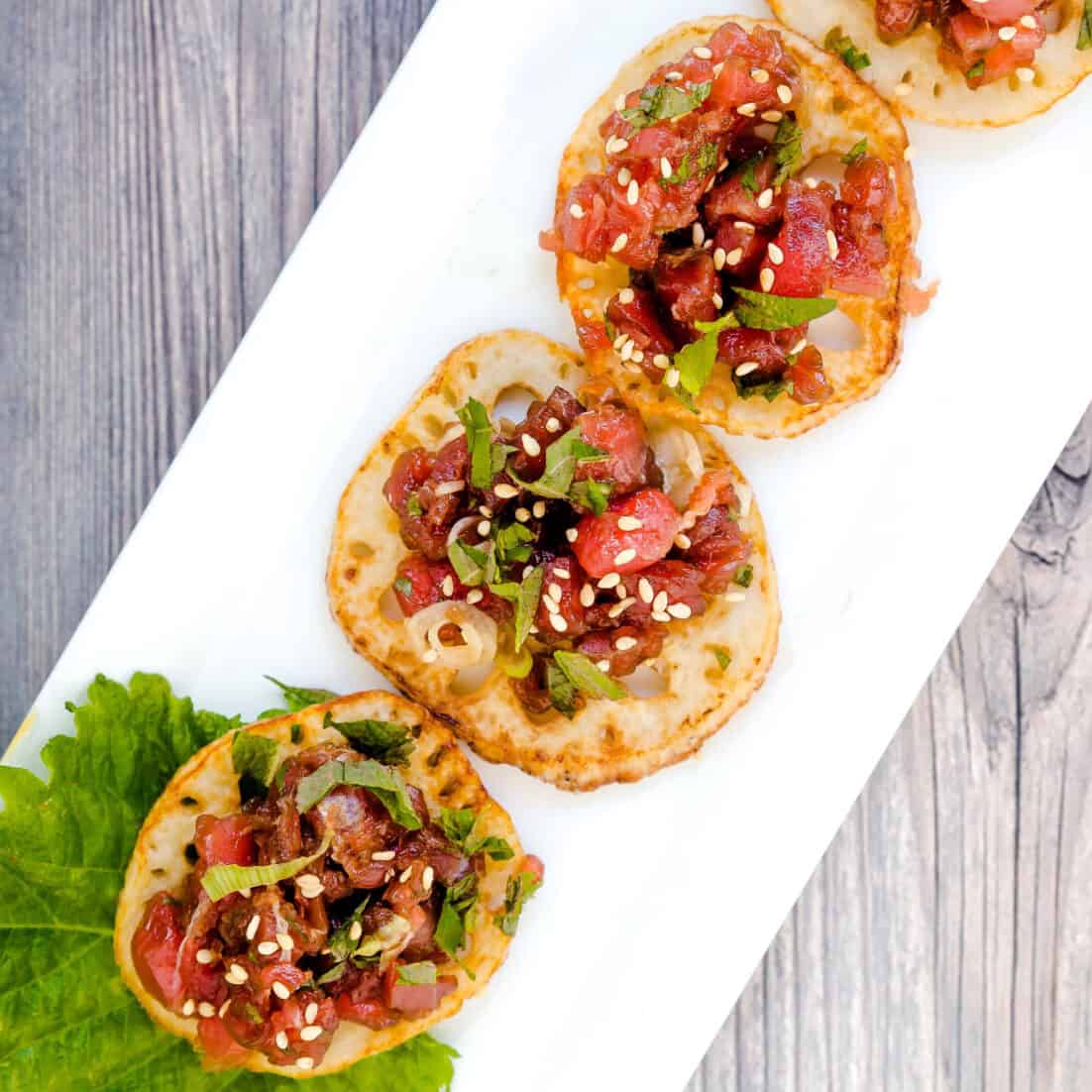 Japanese Style Tuna Tartare | 7 Minutes