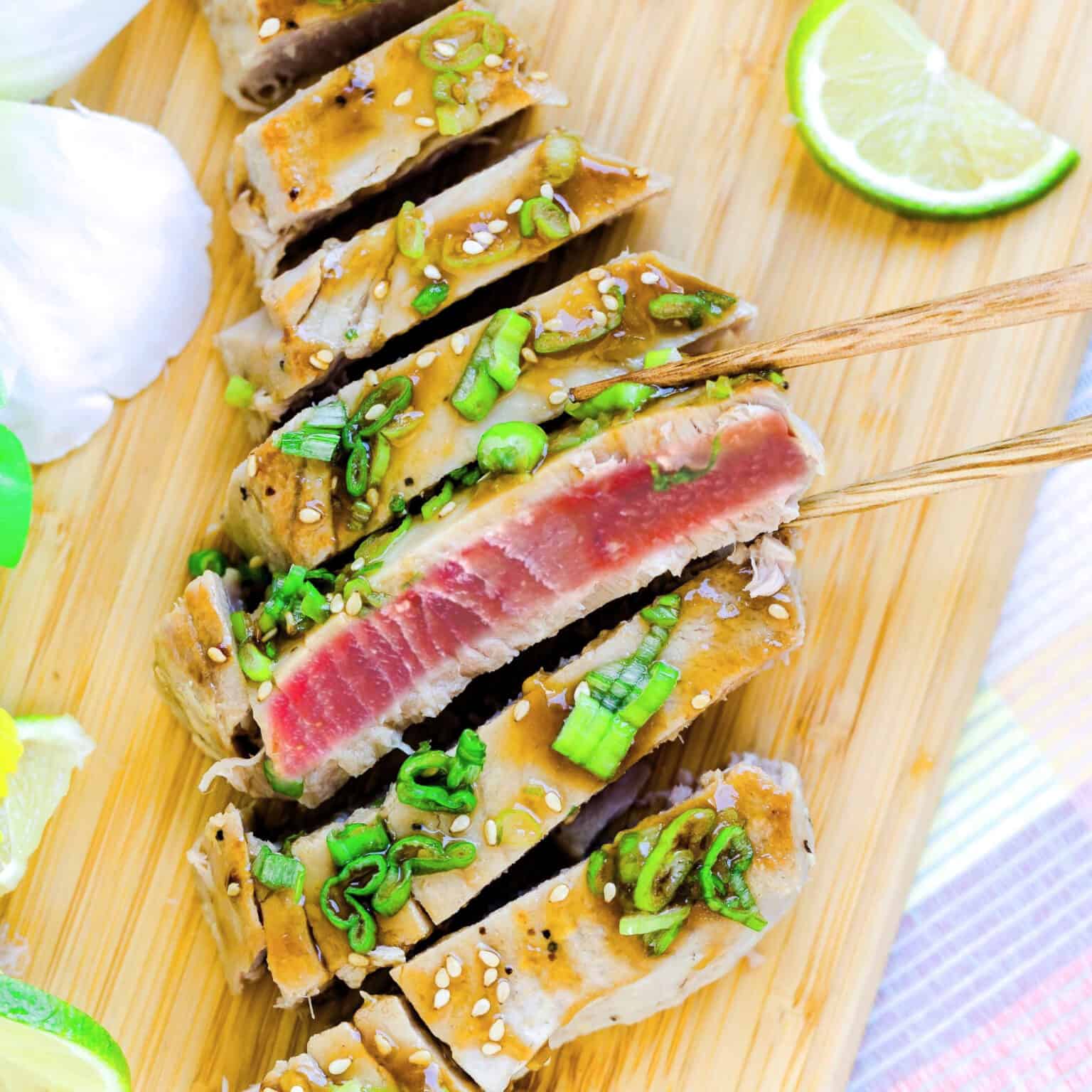 Hawaiian Glazed Seared Ahi Tuna | 72 Minutes