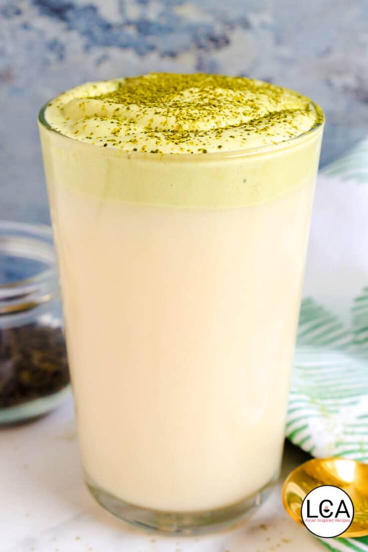 Matcha Cream Cheese Foam Milk Tea | 5 Minutes