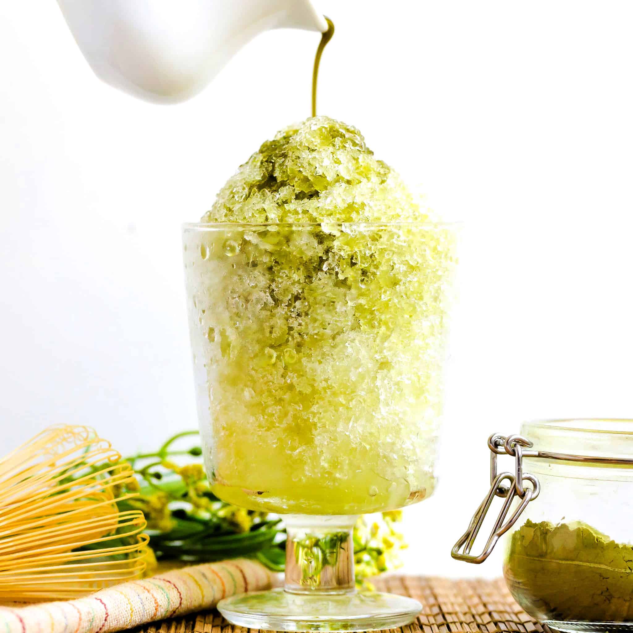 Matcha Shaved Ice | 1 Minutes