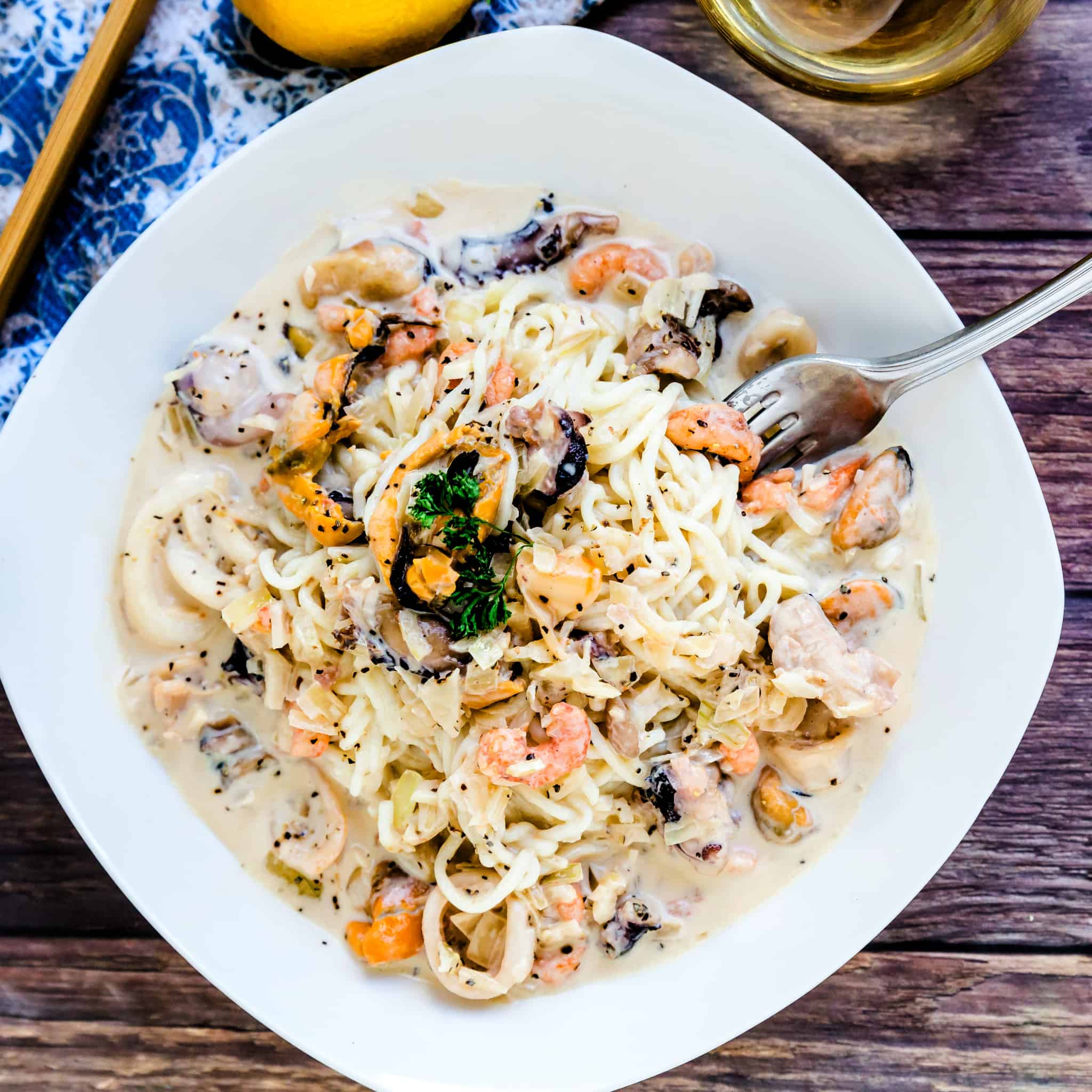 Mixed Seafood Pasta | 15 Minutes