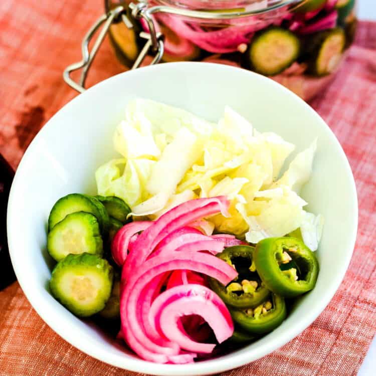 Asian Pickled Vegetables | 12 Hours