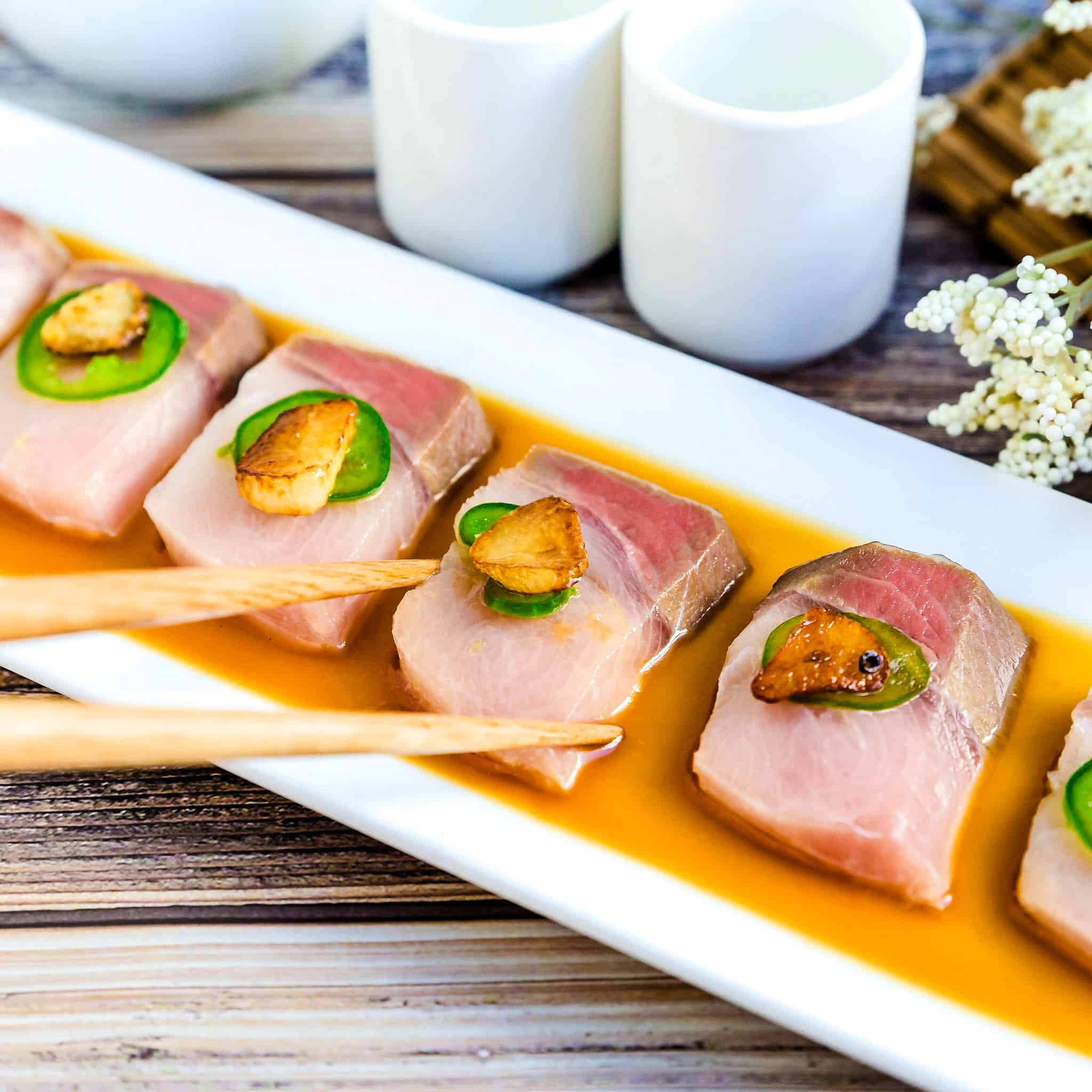 Yellowtail Carpaccio Sashimi | 10 Minutes