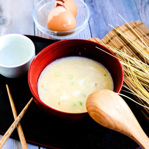 Egg Drop Miso Soup | 10 Minutes