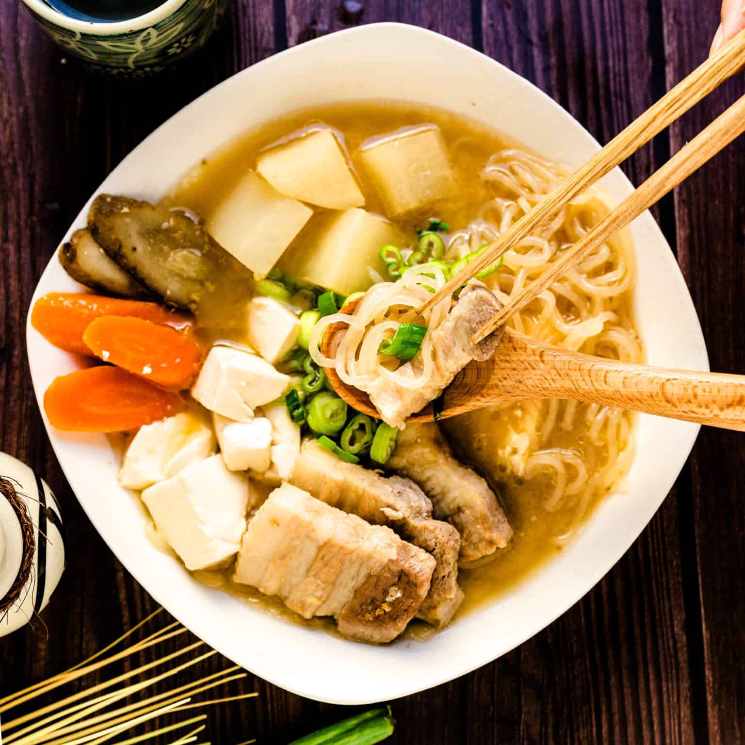Tonjiru Pork Miso Soup | 30 Minutes