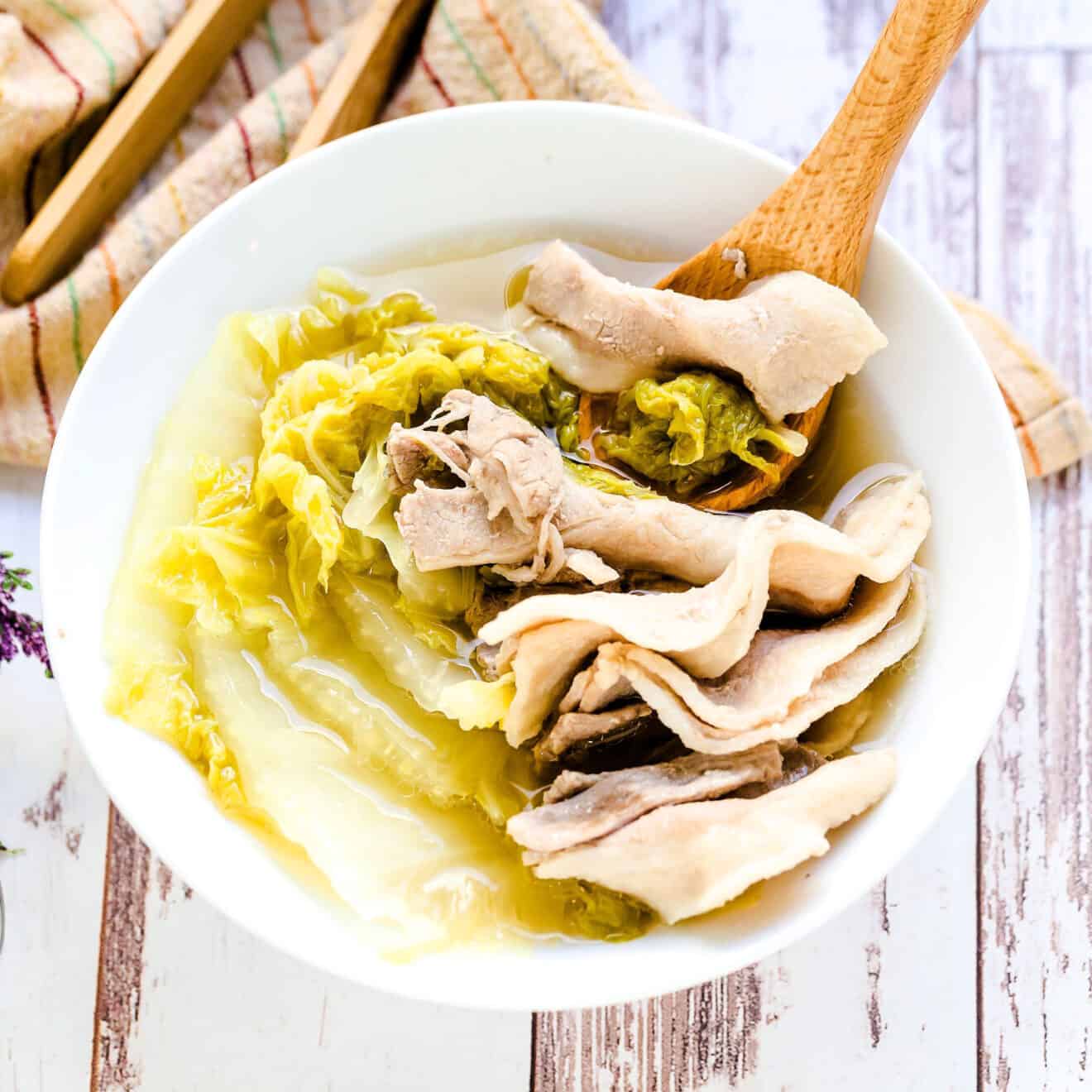 Japanese Napa Cabbage Soup | 15 Minutes