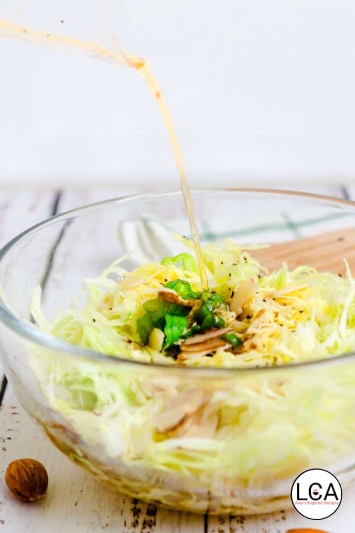 Asian Cabbage Salad | 6 Minutes