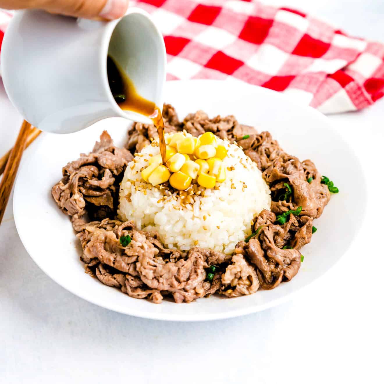 Japanese Beef Pepper Rice | 10 Minutes