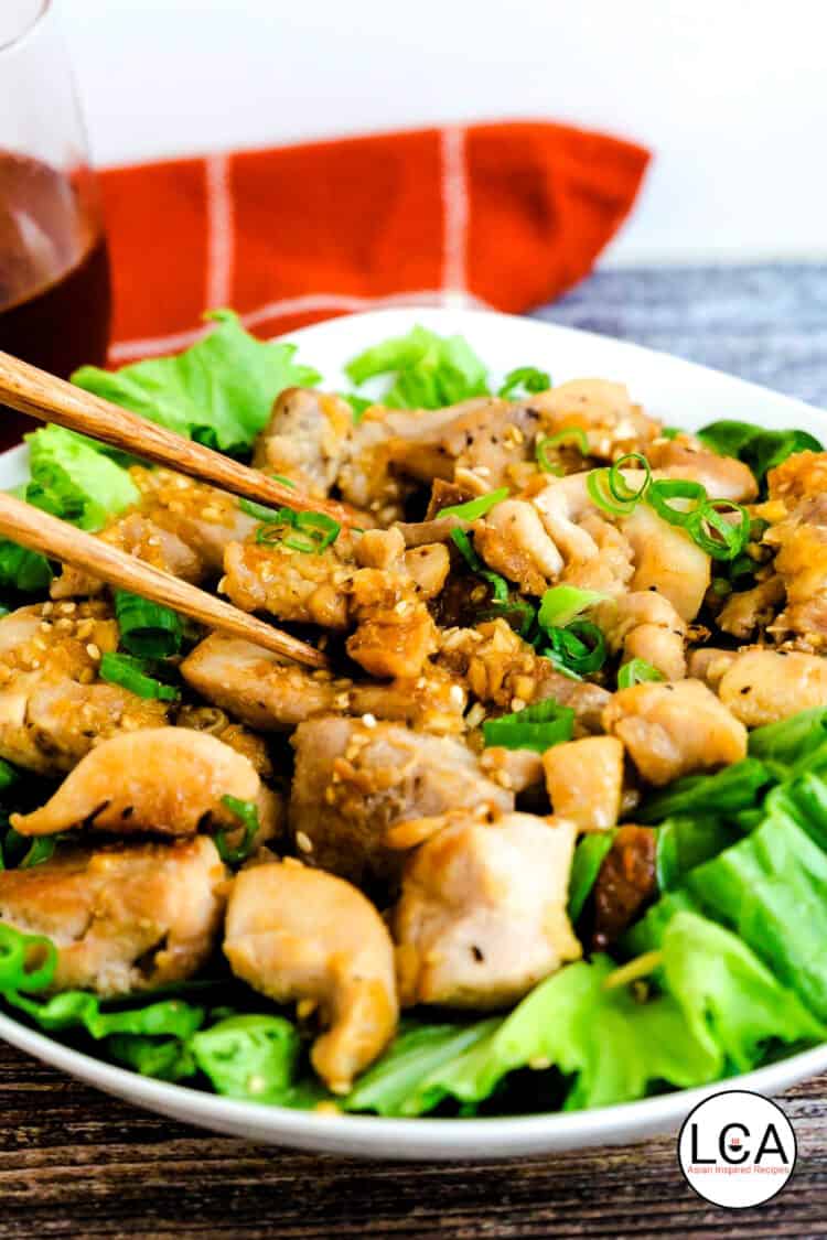 Japanese Pan Fried Chicken with Wafu Sauce | 10 Minutes