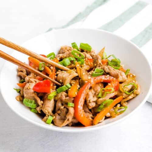 Pork and Vegetable Stir Fry | 10 Minutes