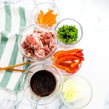 Pork and Vegetable Stir Fry | 10 Minutes