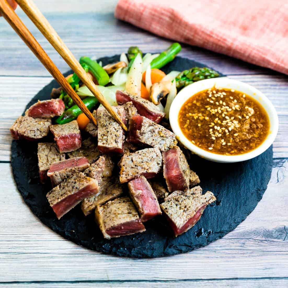 Japanese Hibachi Steak | 10 Minutes