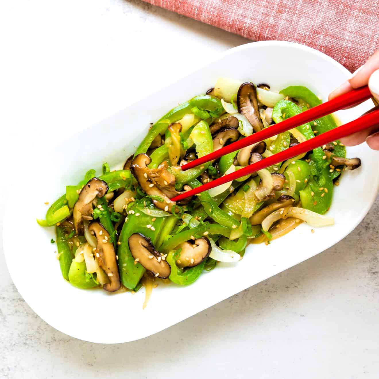 Shiitake Stir Fry | 8 Minutes