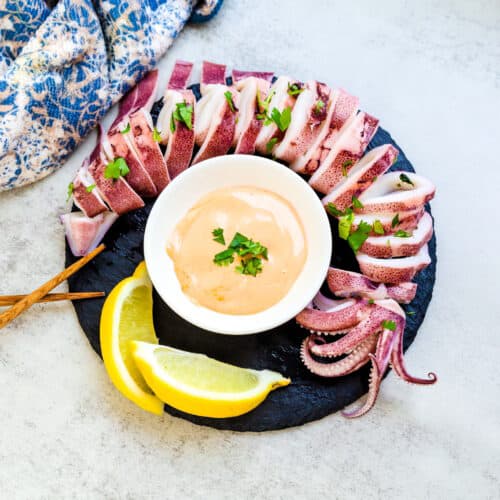 Japanese Boiled Squid | 5 Minutes