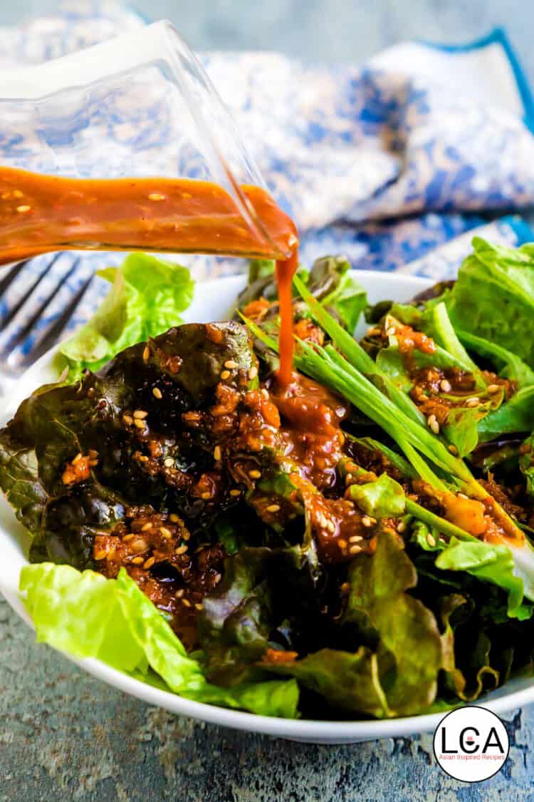 Korean BBQ Soy Salad Dressing | 1 Minute