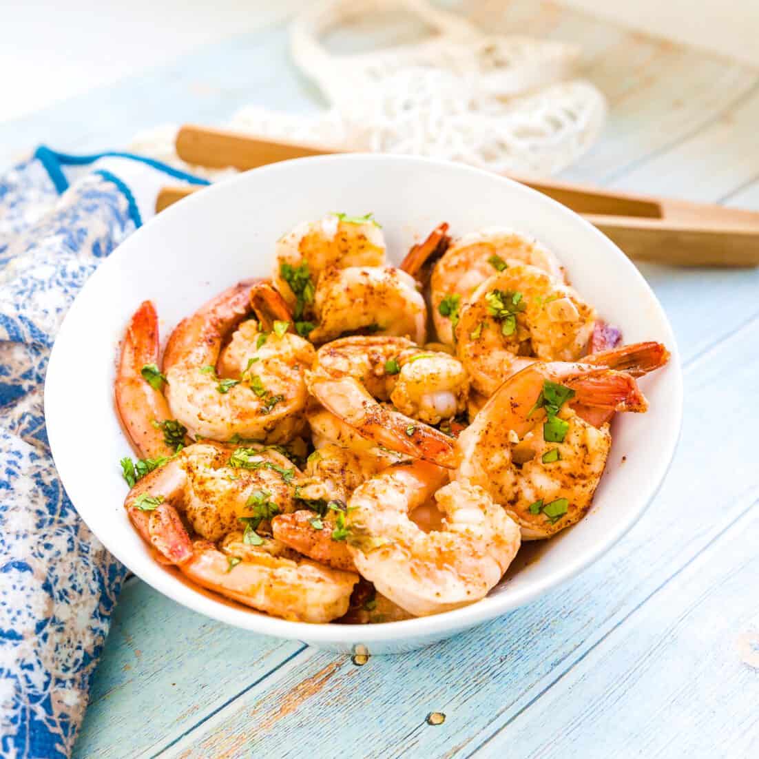 Pan Seared Garlic Butter Shrimp | 5 Minutes