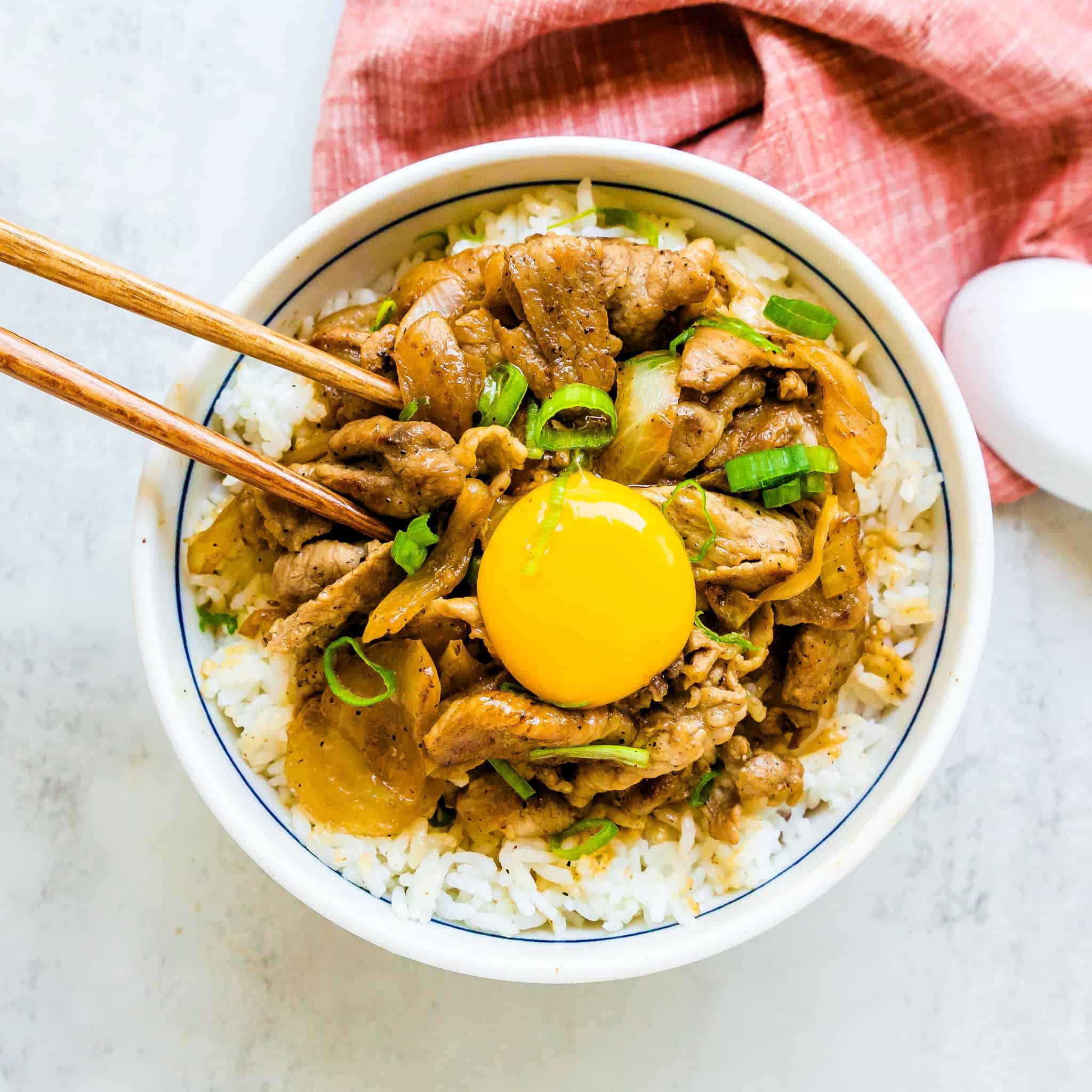 Pork Donburi Bowl | 10 Minutes