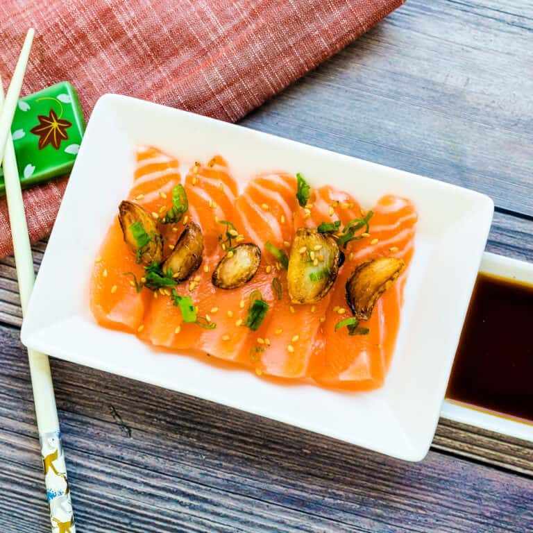 Garlic Ponzu Salmon | 5 Minutes