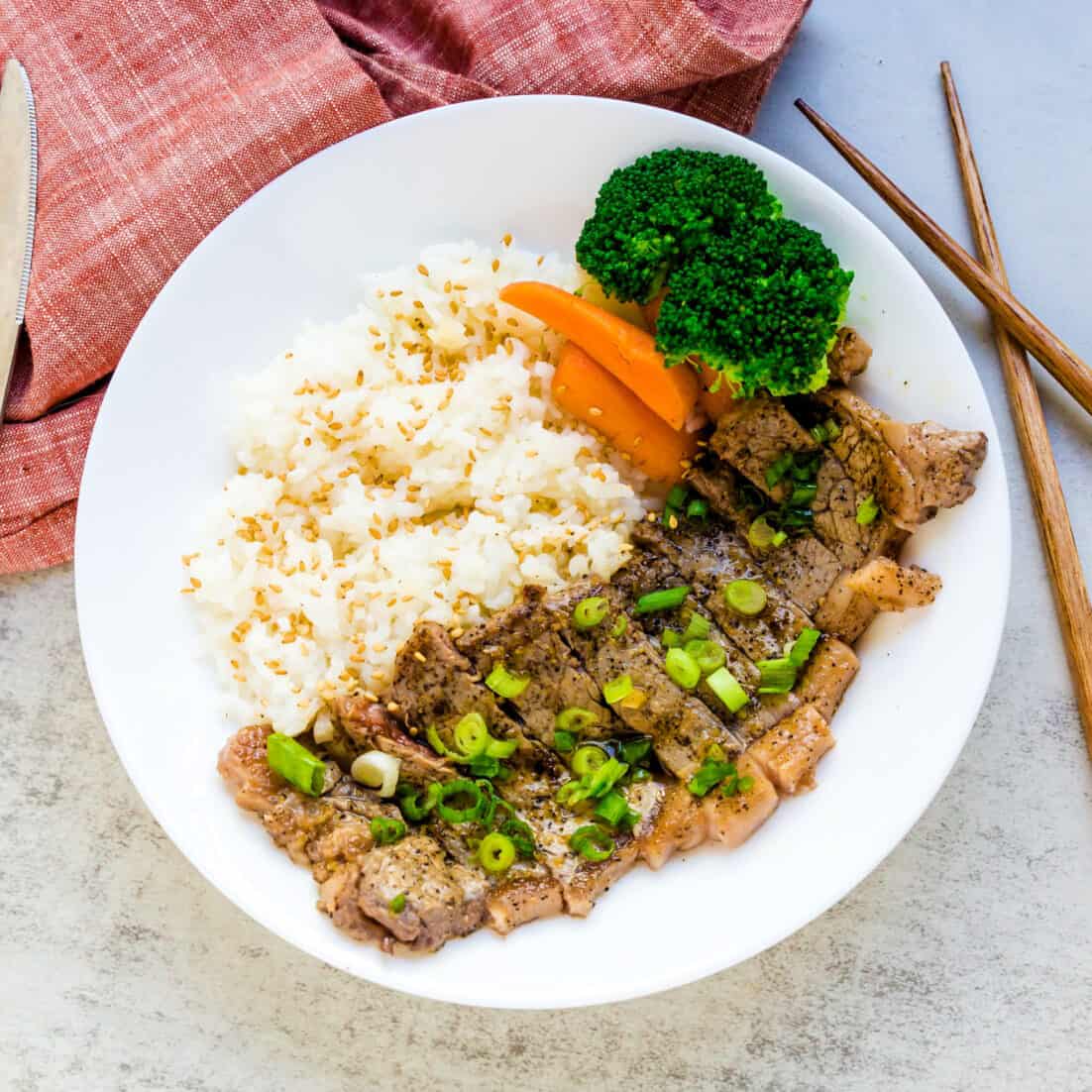 Japanese Garlic Butter Steak | 10 Minutes
