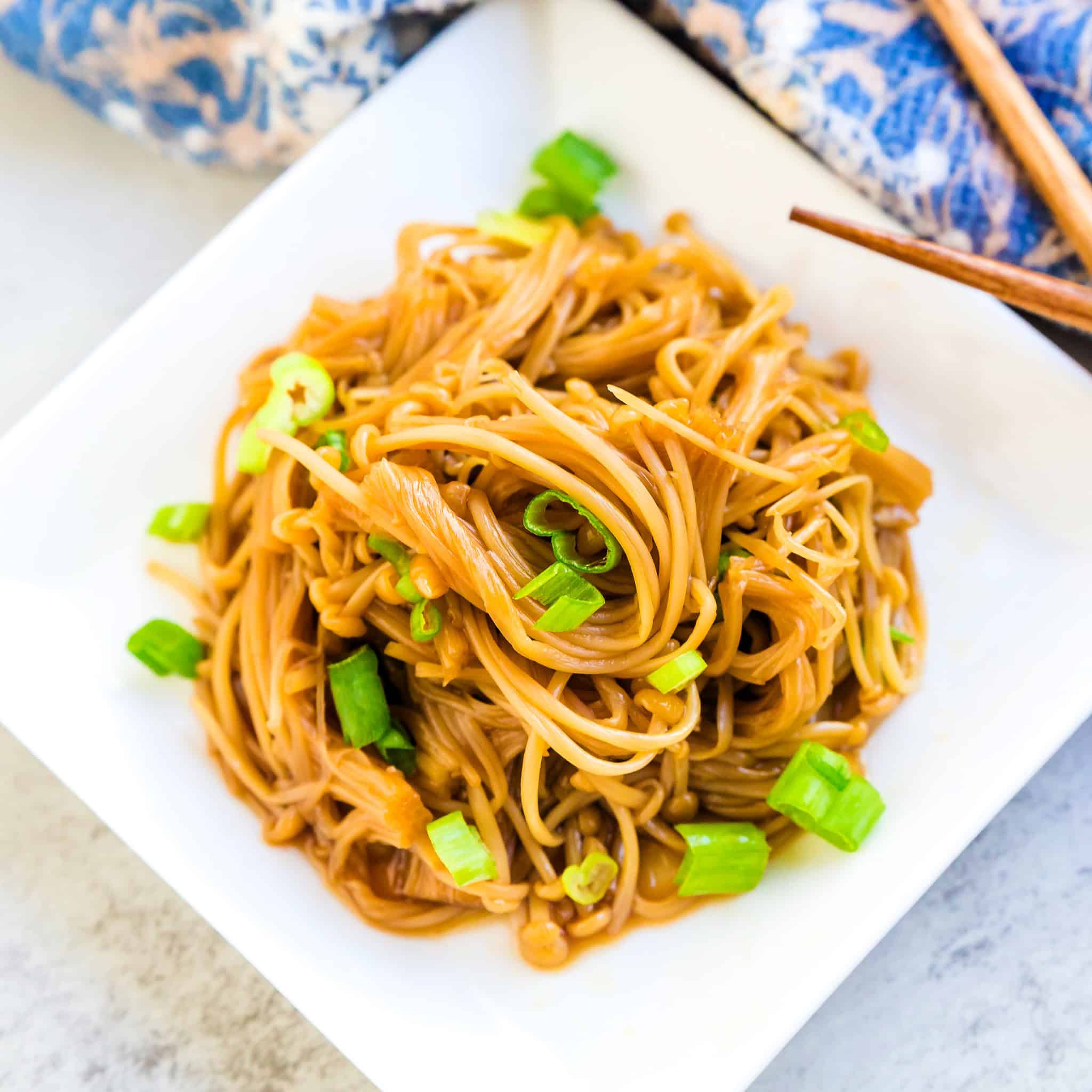 Japanese Simmered Enoki Mushroom | 10 Minutes