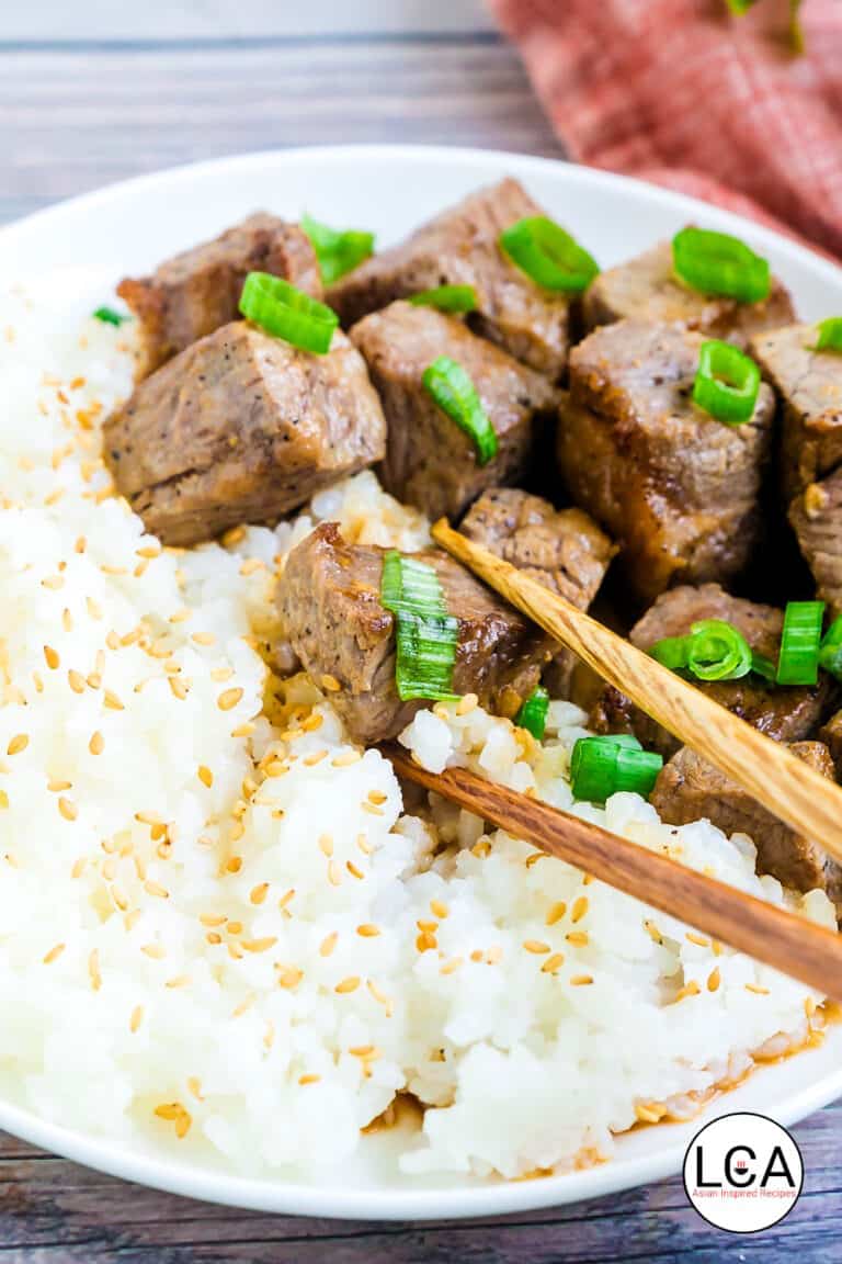 Soy Garlic Beef Cubes | 10 Minutes