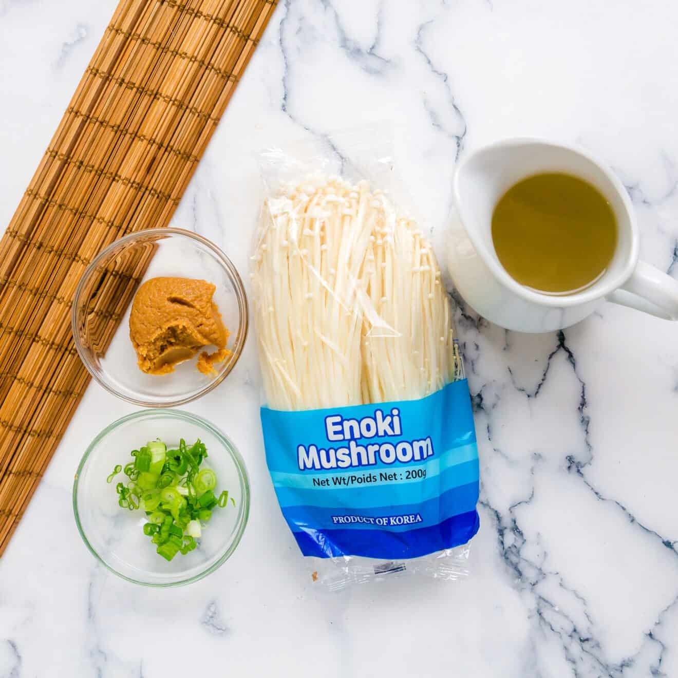 Enoki Miso Soup | 5 Minutes